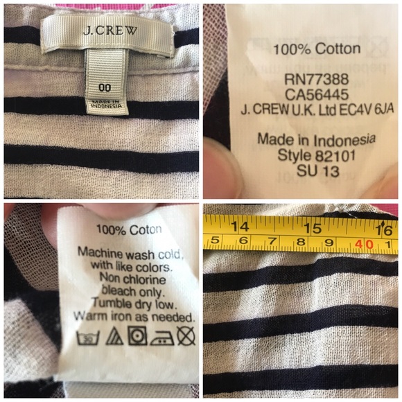 J. Crew | Tops | Jcrew Navywhite Stripe Button Down Sleeveless | Poshmark